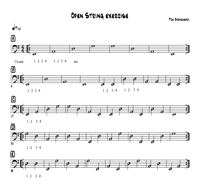 Open String Exercises
